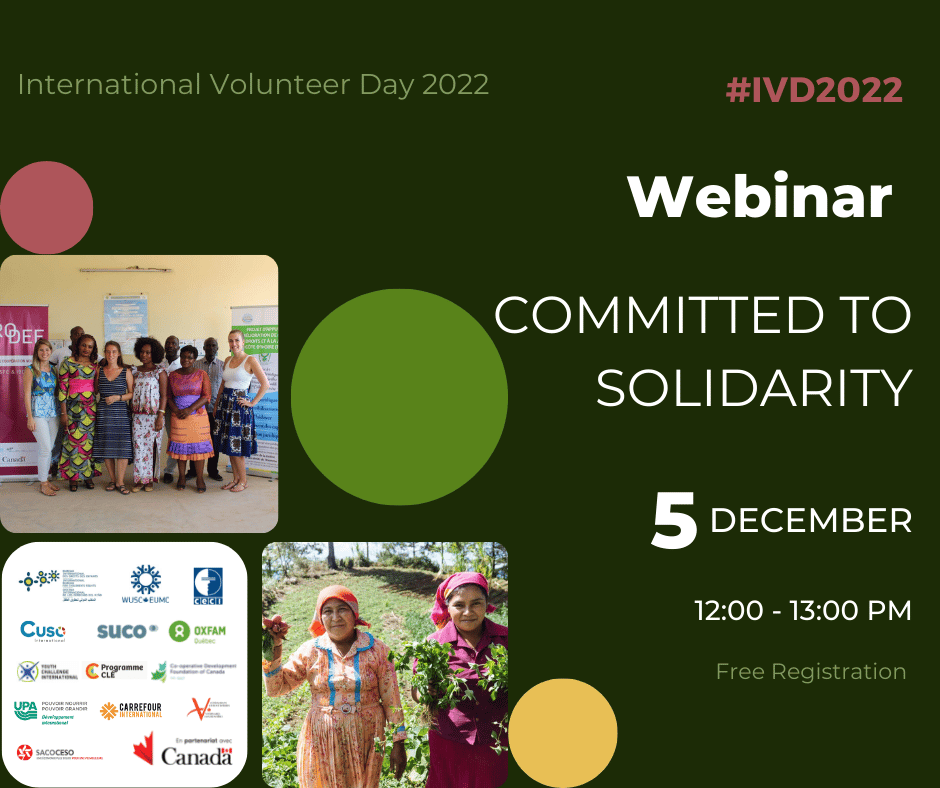 Webinar: International Volunteer Day - CDF - Co-operative Development ...